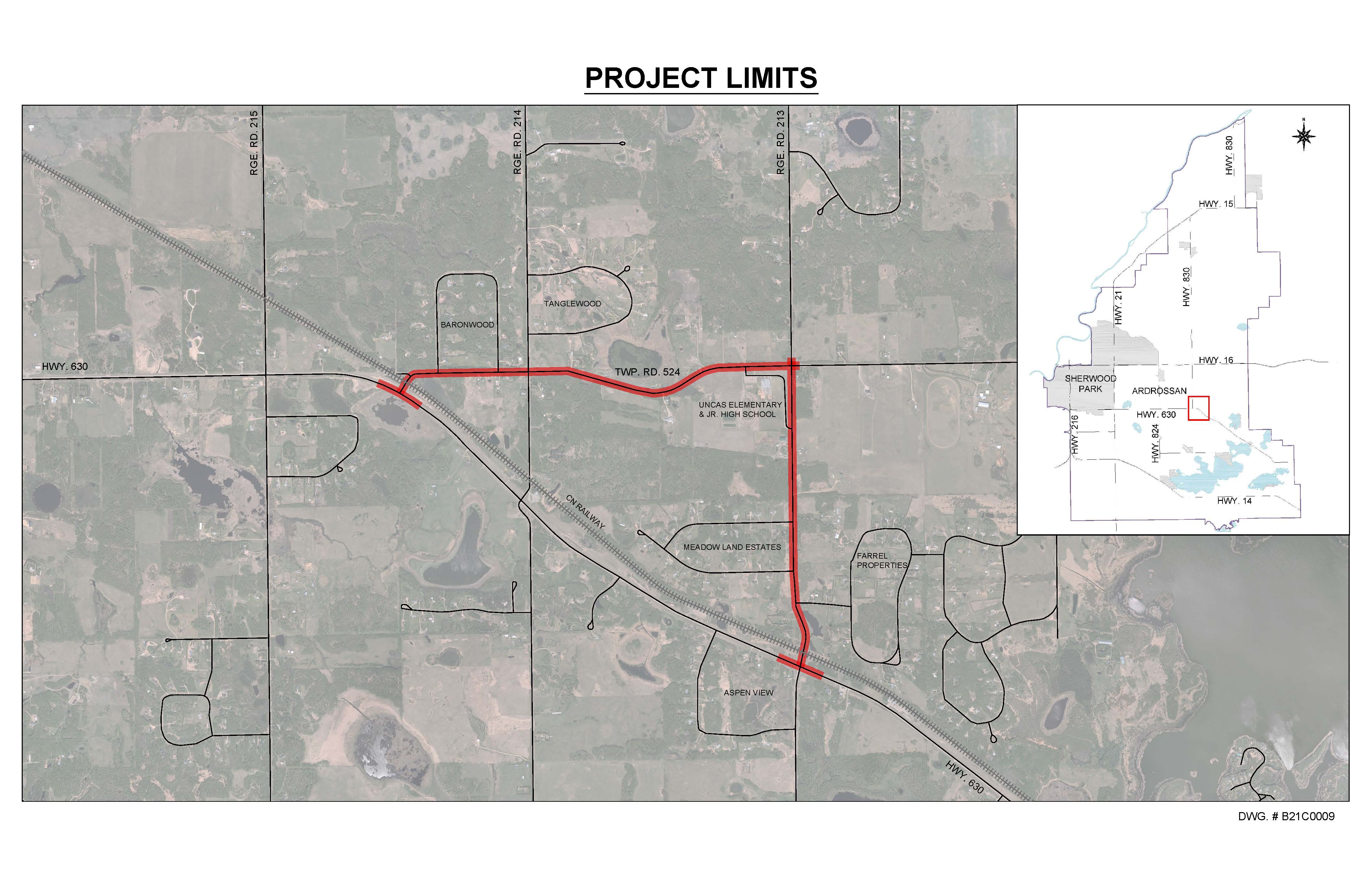 Township Road 524 and Range Road 213 Upgrades Project | Strathcona County
